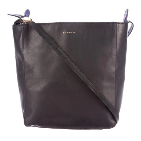 Clare V | Bags | Vintage Clare V Black Leather Shoulder Bag | Poshmark